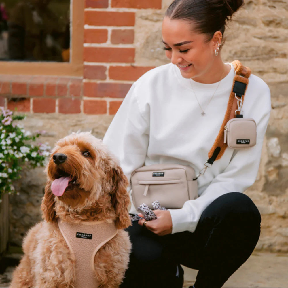 Cocopup London Dog Walking Bag - Caramel Latte – A&G Pet Co Ltd